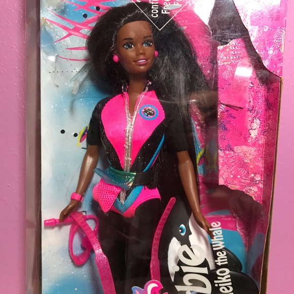 Barbie | Toys | Vintage Barbie And Baby Keiko Orca Whale Collectible ...